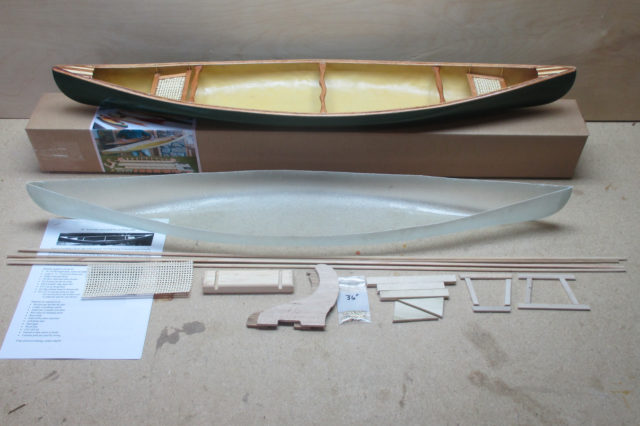 36" epoxy canoe kit - canoemodelkits