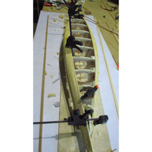 36" Red Cedar Deluxe wood strip Canoe Kit - canoemodelkits